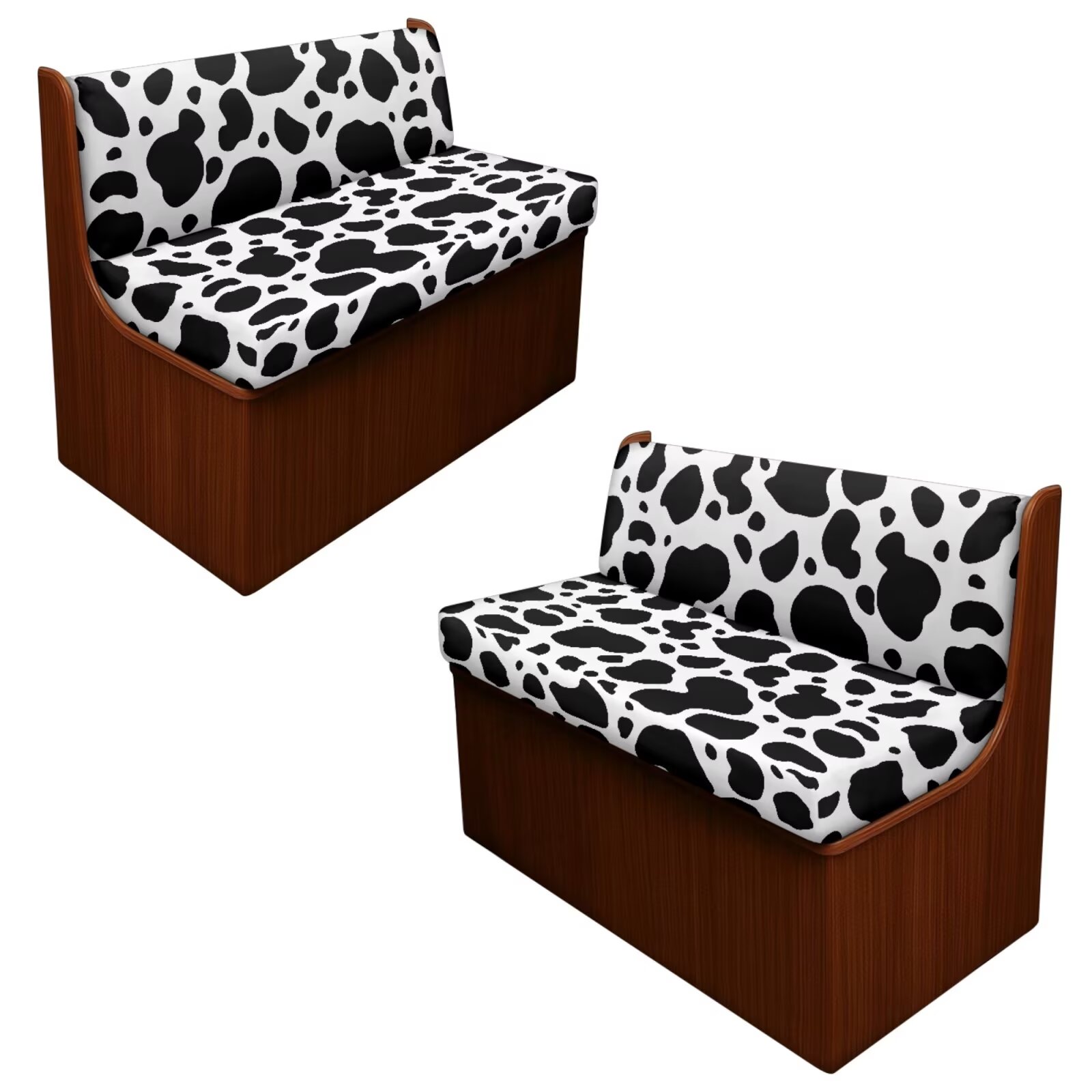 XYZCANDO Cute Cow Print RV Dinette Cushion Covers Camper Accessories ...