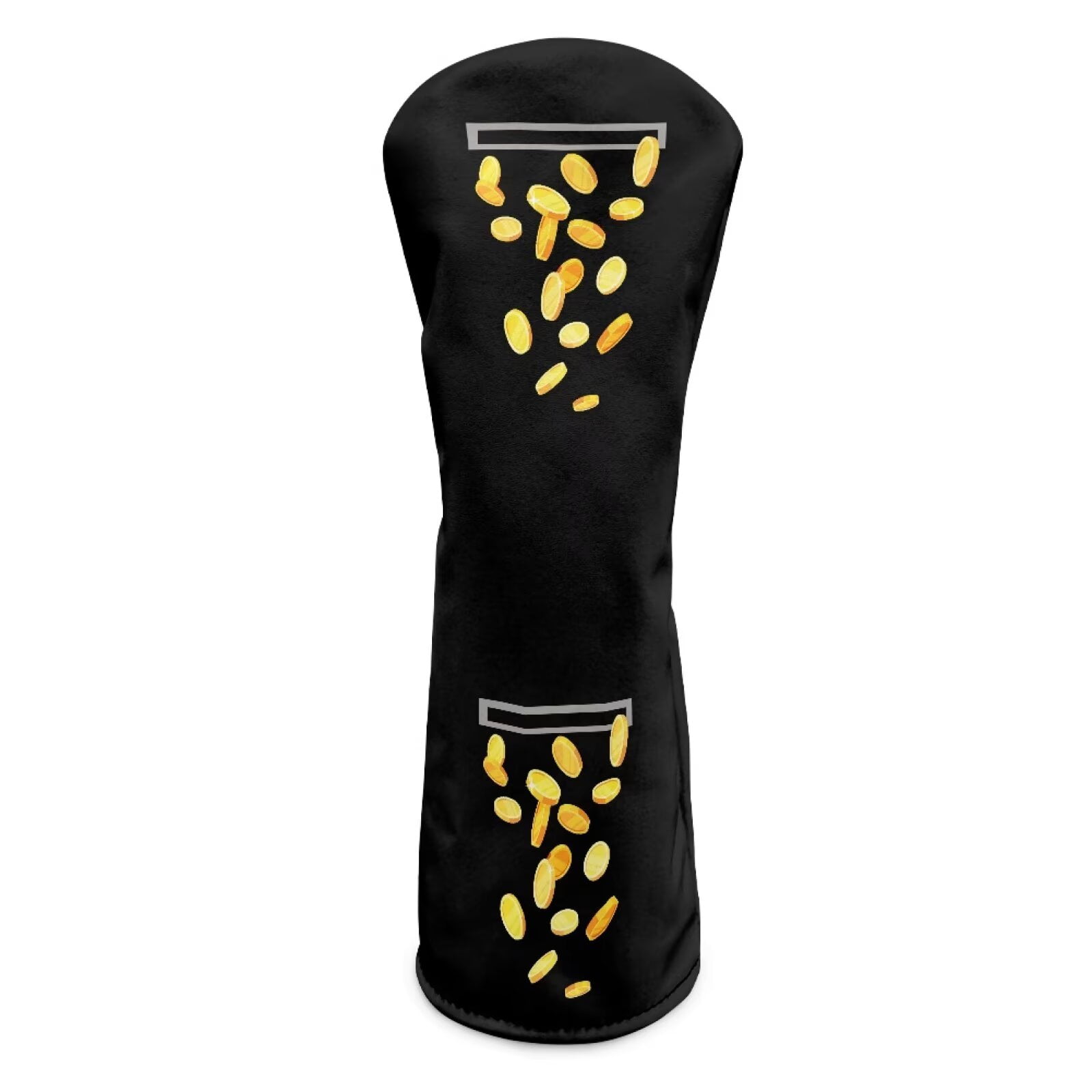 XYZCANDO Gold Coin Pattern Golf Headcovers Golf Club Covers Waterproof ...