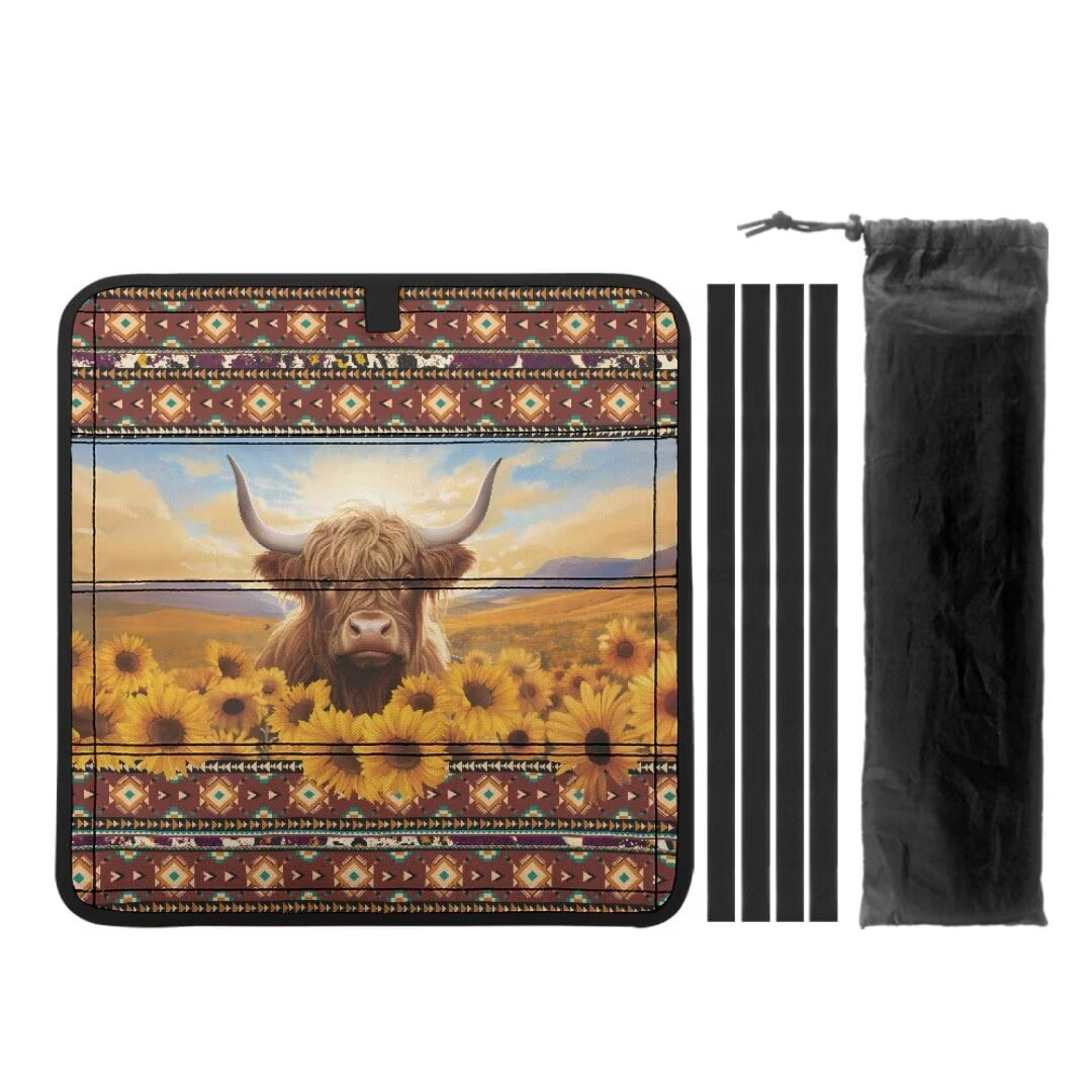 XYZCANDO Highland Cow Camper Window Cover RV Window Shade RV Skylight ...