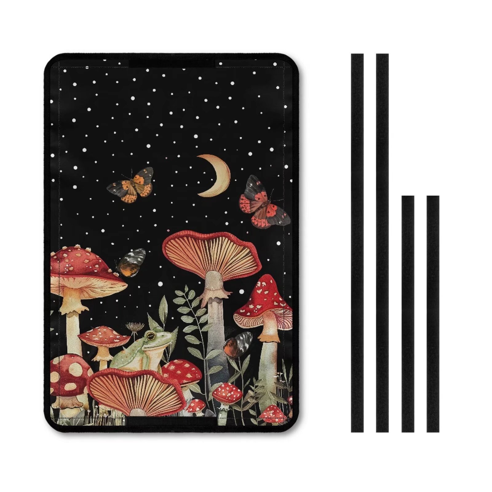 XYZCANDO Mushroom Moon RV Door Window Shade Fashion Camper Decor ...