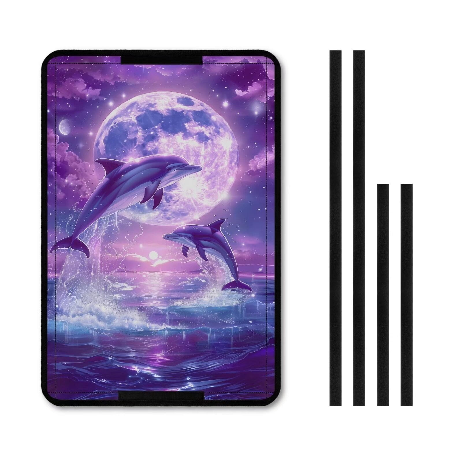 XYZCANDO Ocean Dolphin RV Door Window Shade Moon RV Window Cover ...