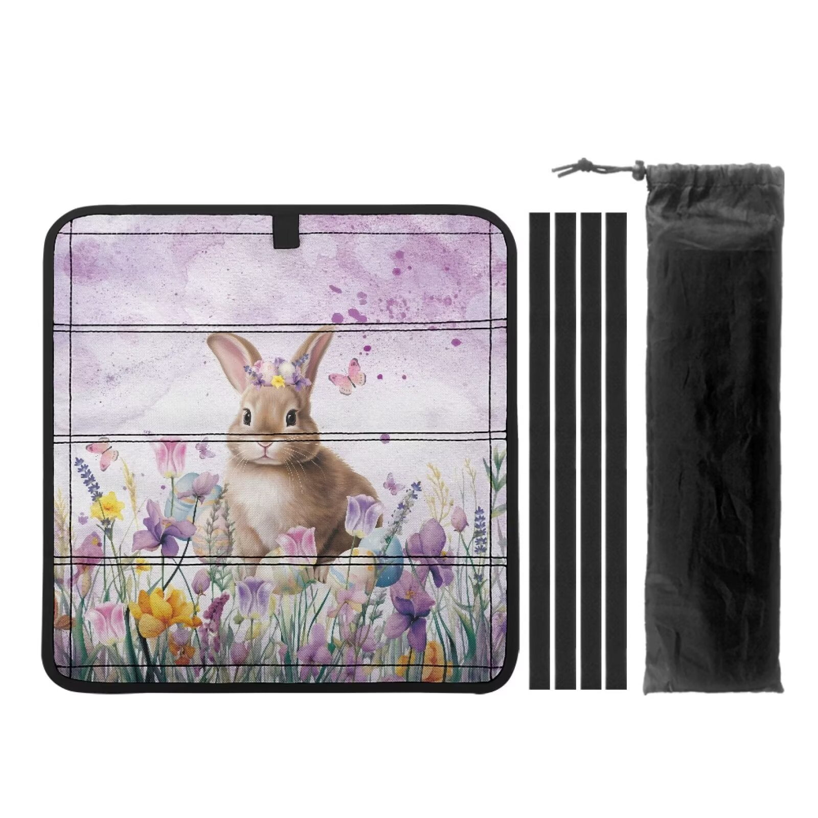 XYZCANDO Rabbit Flower Camper Skylight Cover Foldable RV Vent Covers ...