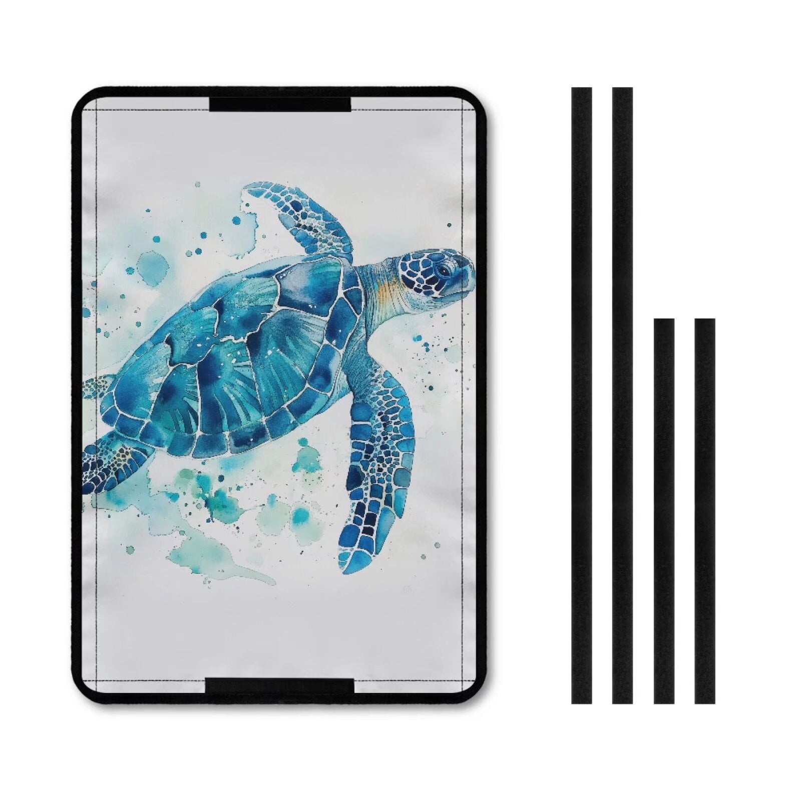 XYZCANDO Sea Turtle RV Door Window Shade Foldable Camper Blinds for ...