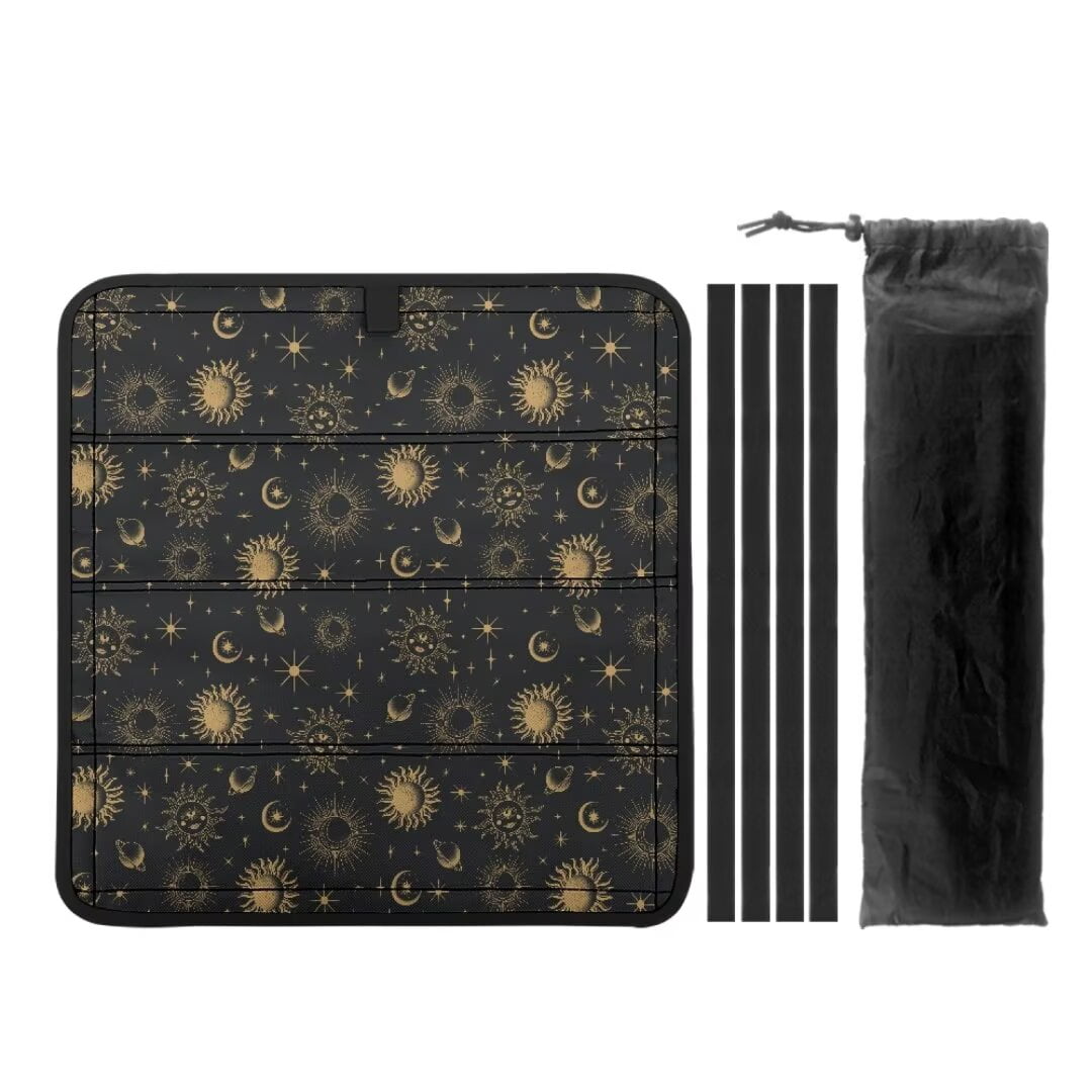 XYZCANDO Sun RV Window Cover Moon RV Skylight Cover Foldable Blackout ...