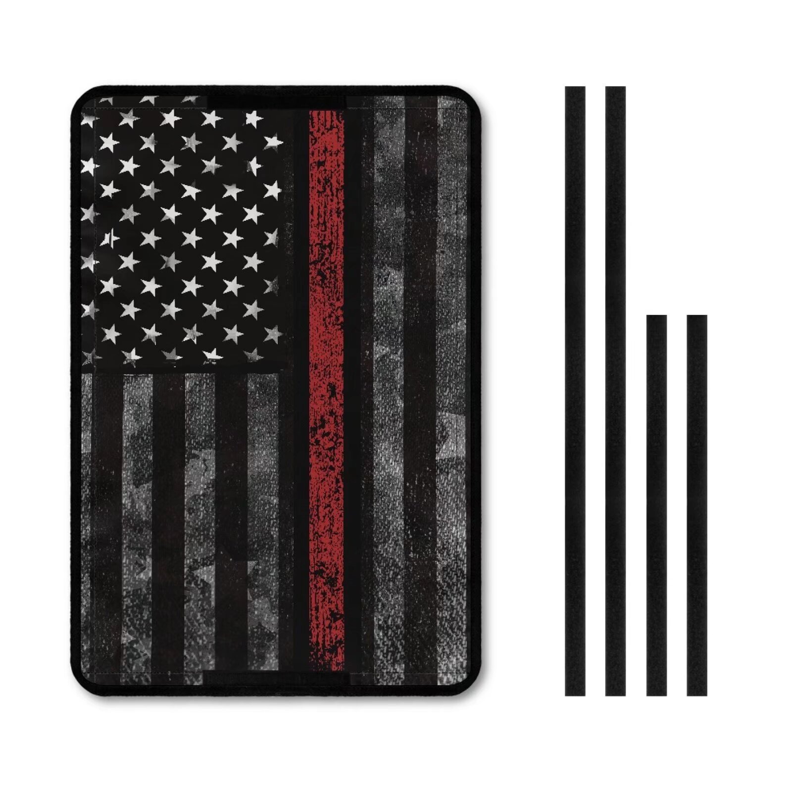 XYZCANDO Thin Red Line American Flag RV Door Window Shade American ...