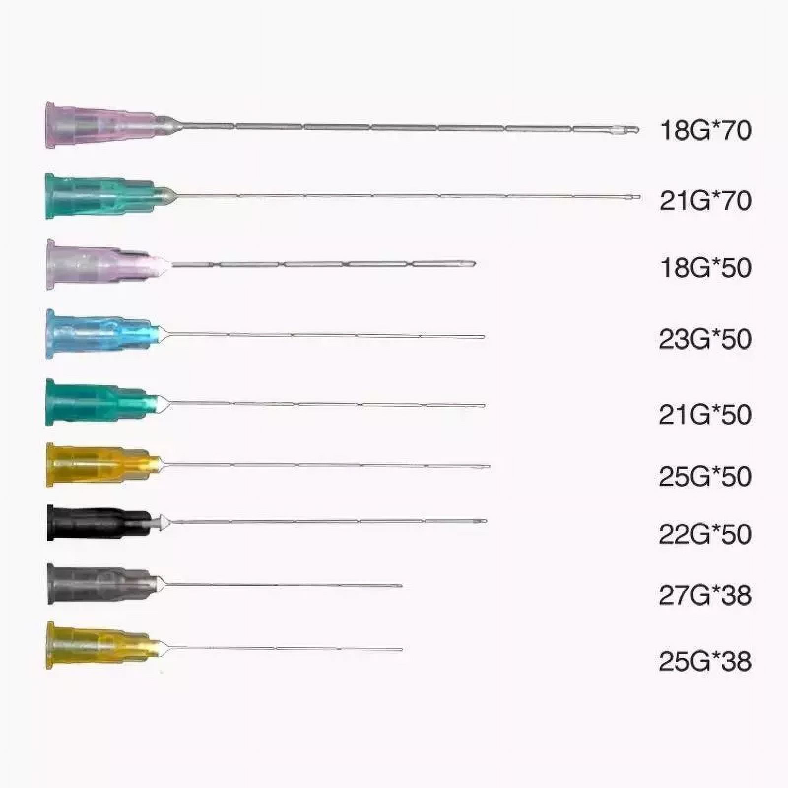 XYZDreams Micro Cannula with Puncture, Blunt Tip for Fillers, 5Pcs 18g ...