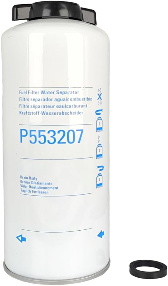 XYZIL Spin-On Fuel Filter Water Separator P553207 Compatible with ...