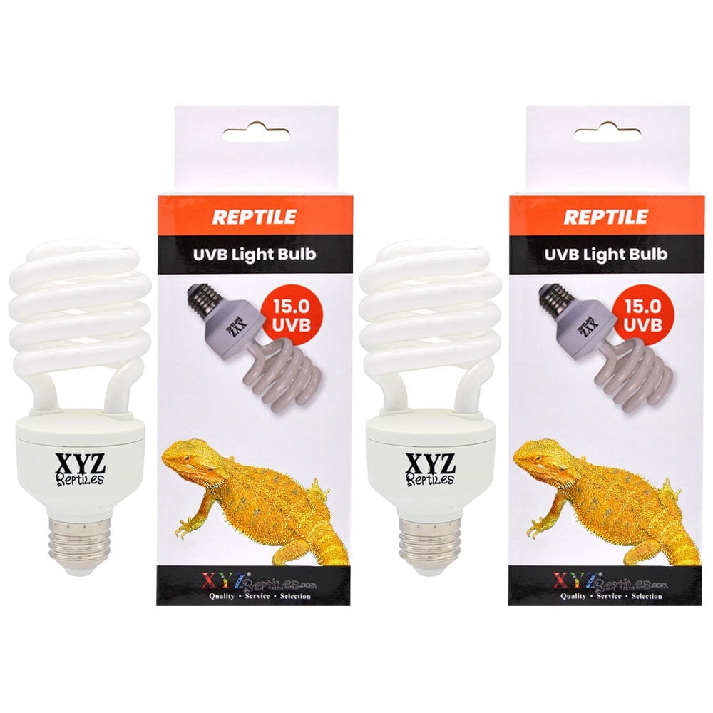 XYZReptiles UVB High Intensity Reptile Light Bulb 15.0 for Lizards ...