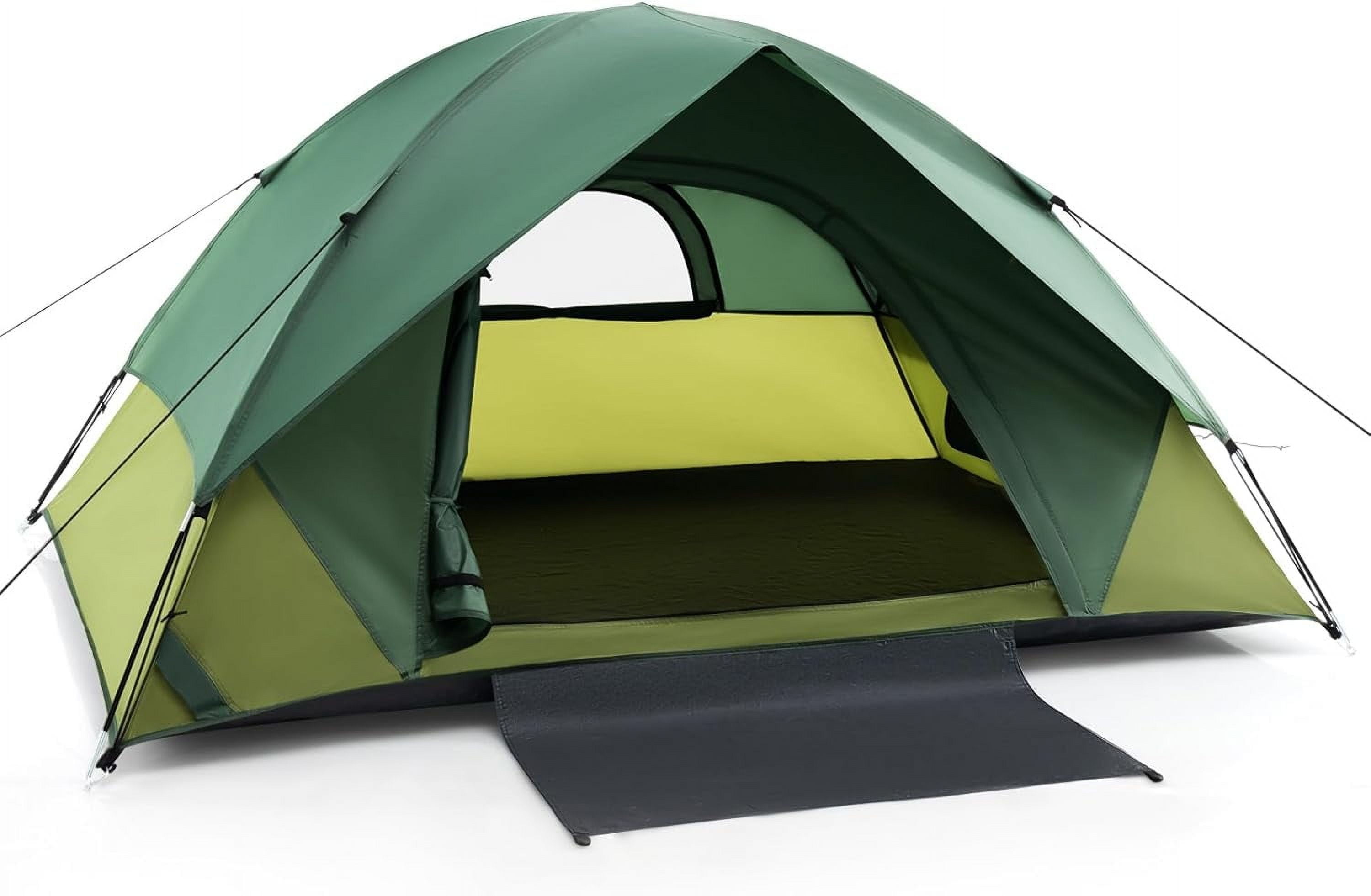 XZ 2-Person Camping Tent with Removable Rain Fly,Outdoor Tent with ...