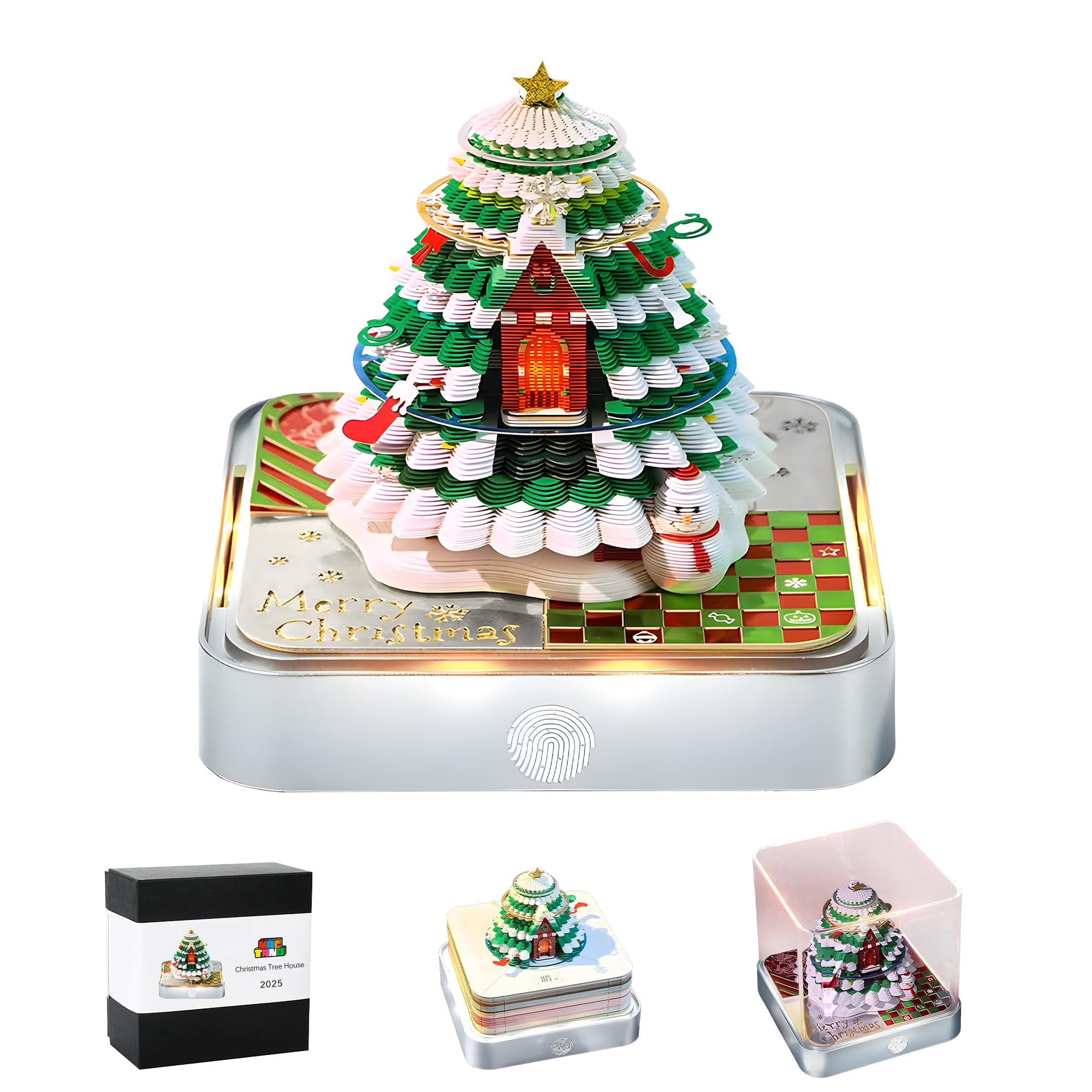 XZAMB 3D Art Calendar Memo Pad 2025, Creative Time Piece Calendar ...