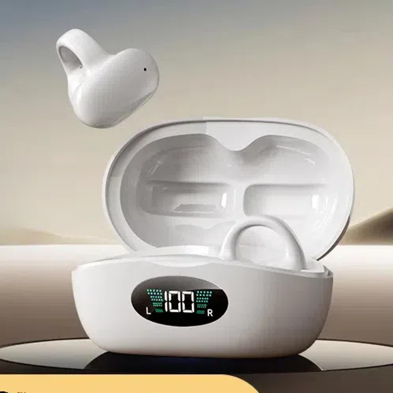 XZAMB Bone Conduction Earring Bluetooth Headset Wireless Sports Clip ...