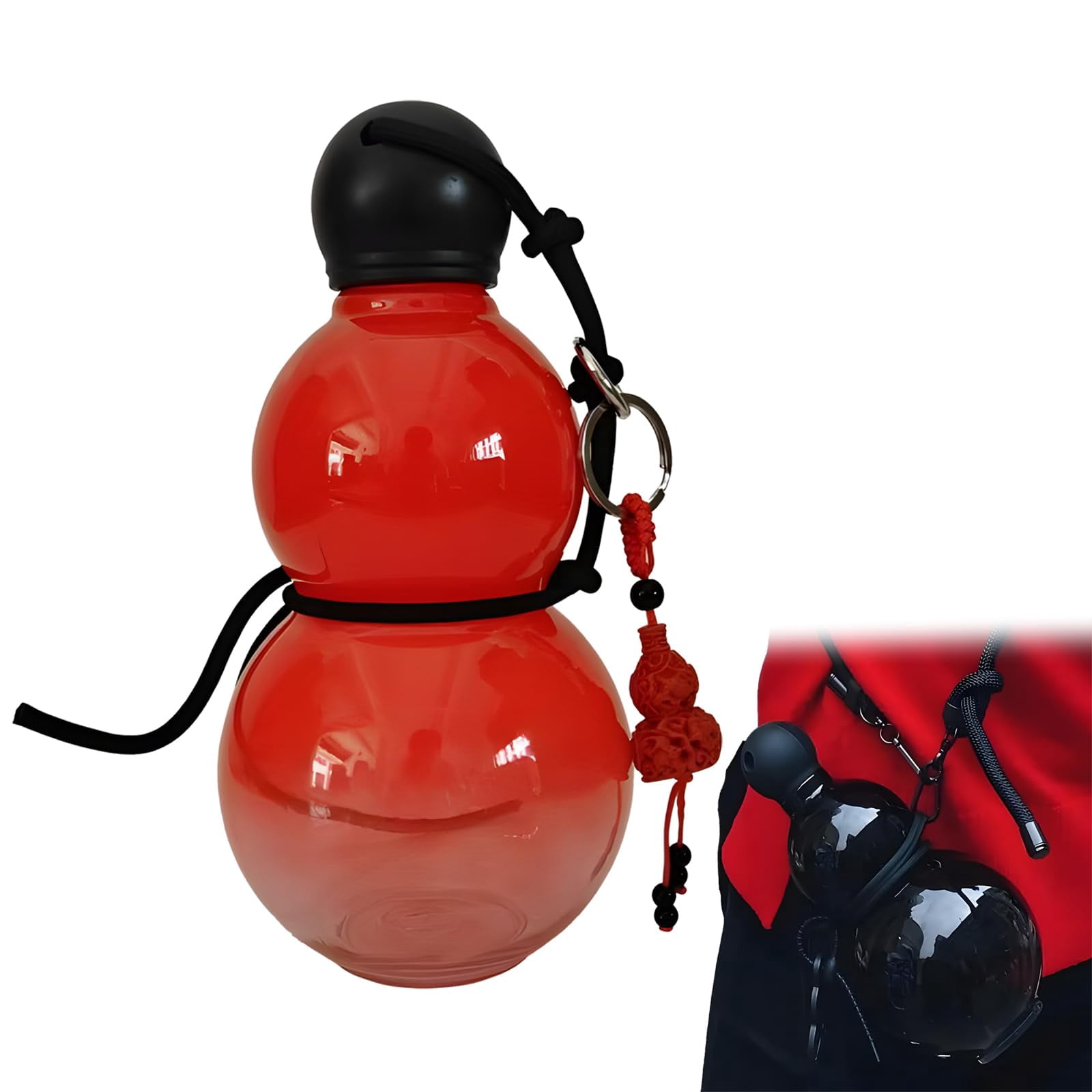 XZAMB Gourd Water Bottle 30oz Chinese Retro-Inspired, 2024 New Sports ...