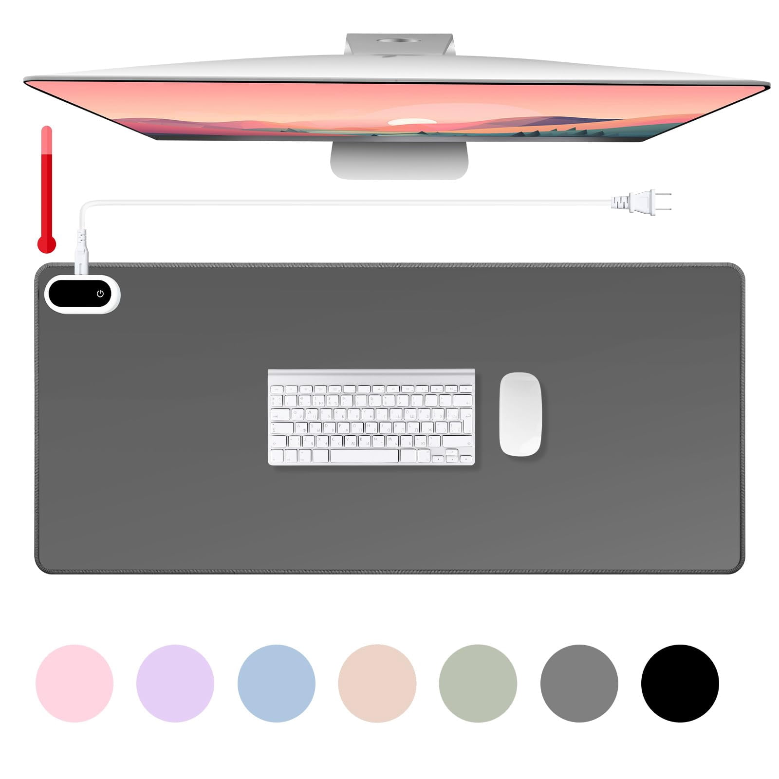 XZAMB Heated mouse pad High-Performance Adjustable Laptop Stand ...