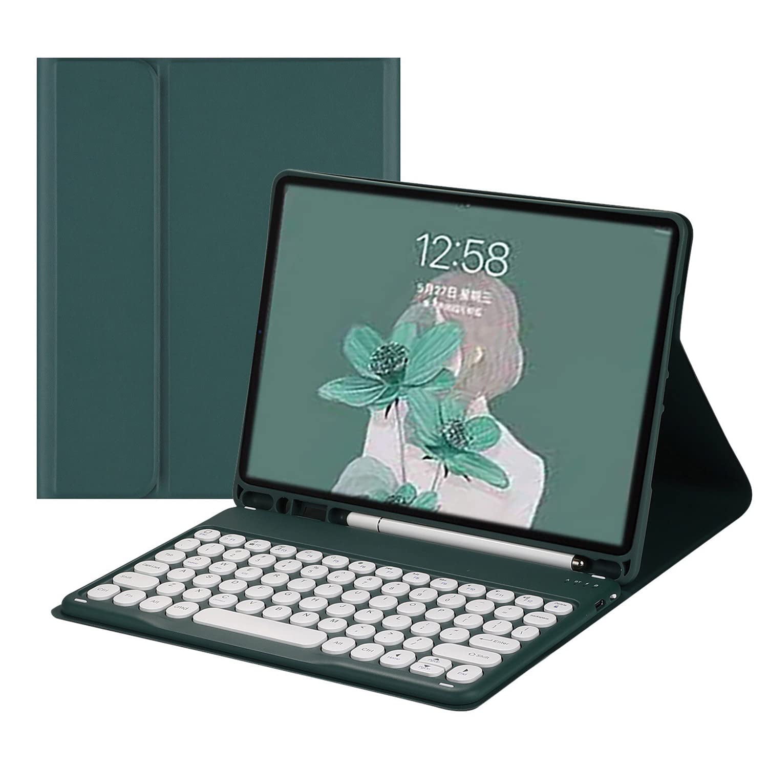 XZAMB IPad Mini Keyboard Case Compatible with iPad Mini 5/4/3/2/1,Smart ...