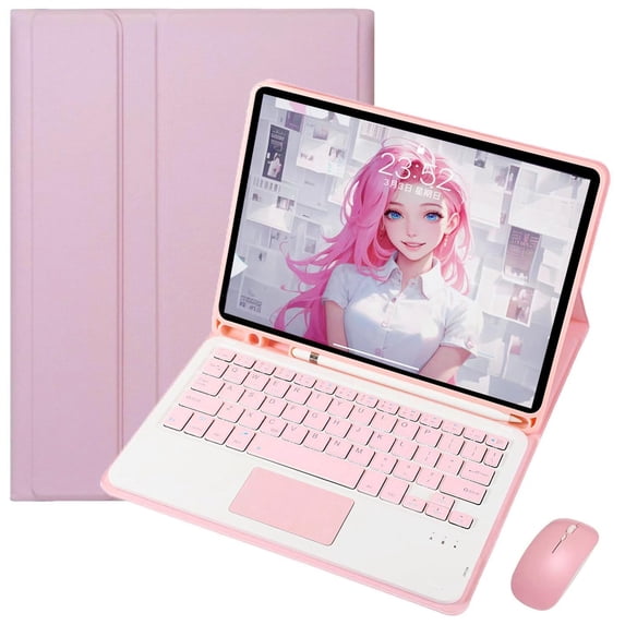 XZAMB Keyboard Case Compatible with Samsung Galaxy Tab S7 FE / S7 Plus ...