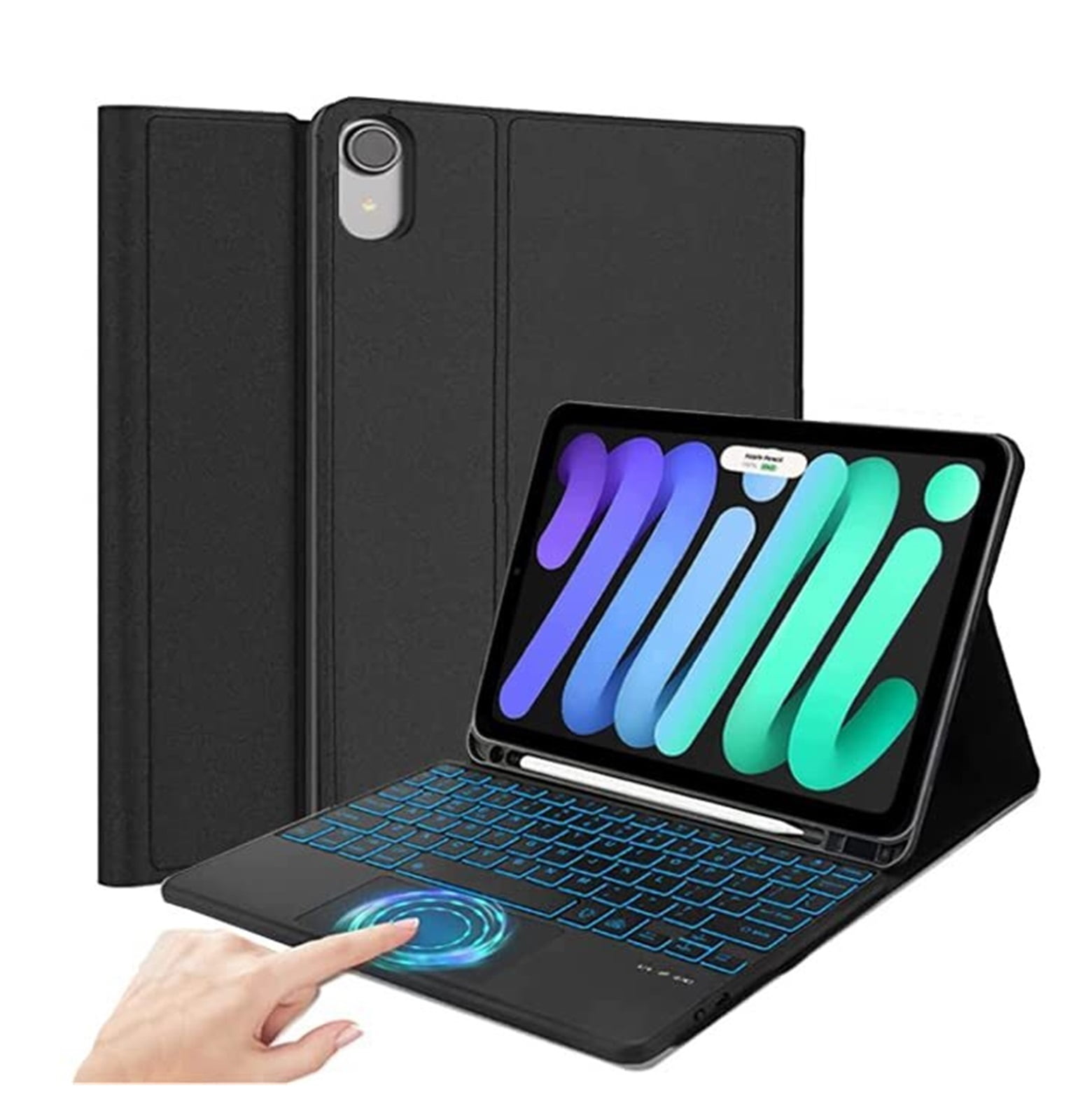 XZAMB Keyboard Case Compatible with iPad Mini 7 A17 Pro, iPad Mini 7th ...