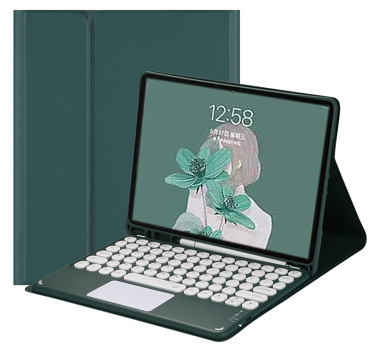 XZAMB Keyboard Case for Fire HD 10 / Fire HD 10 Plus (11th Generation ...