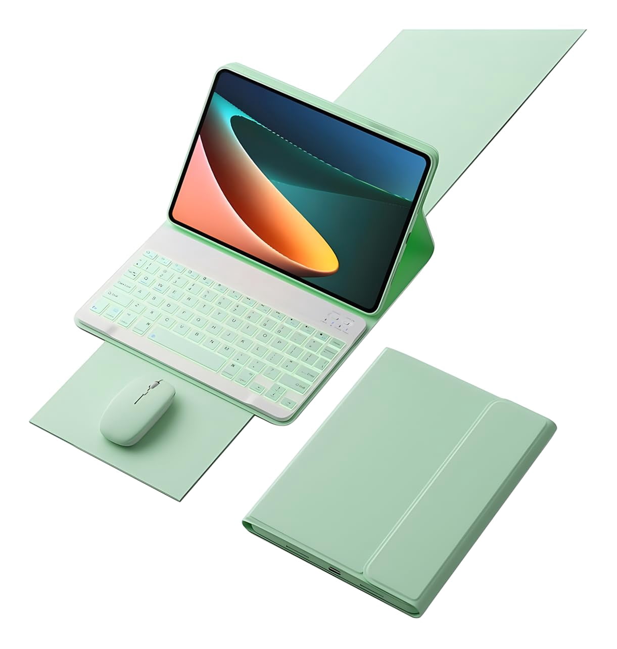 XZAMB Keyboard Case for Lenovo Tab P11/ P11 Plus TB-J606/TB-J607 ...