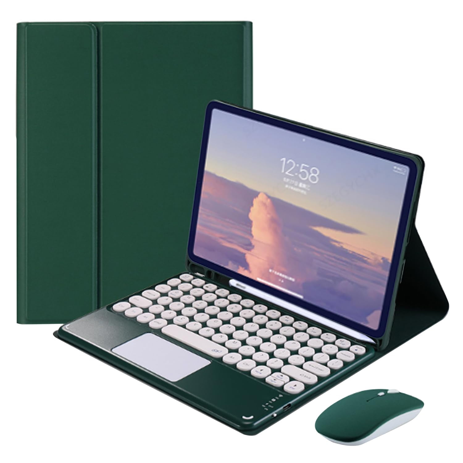 XZAMB Keyboard Case with Touchpad for Galaxy Tab A9 8.7 Inch (SM-X110 ...