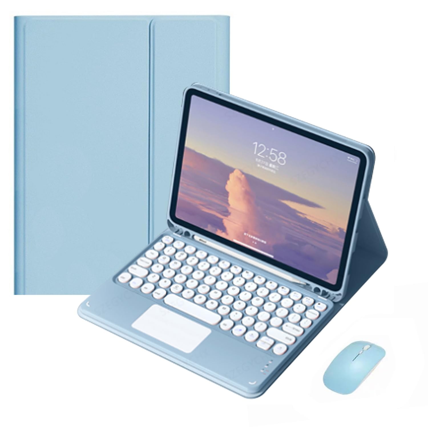 STYU Keyboard with Touchpad Compatible with iPad Pro 13-inch (M4) 2024 ...
