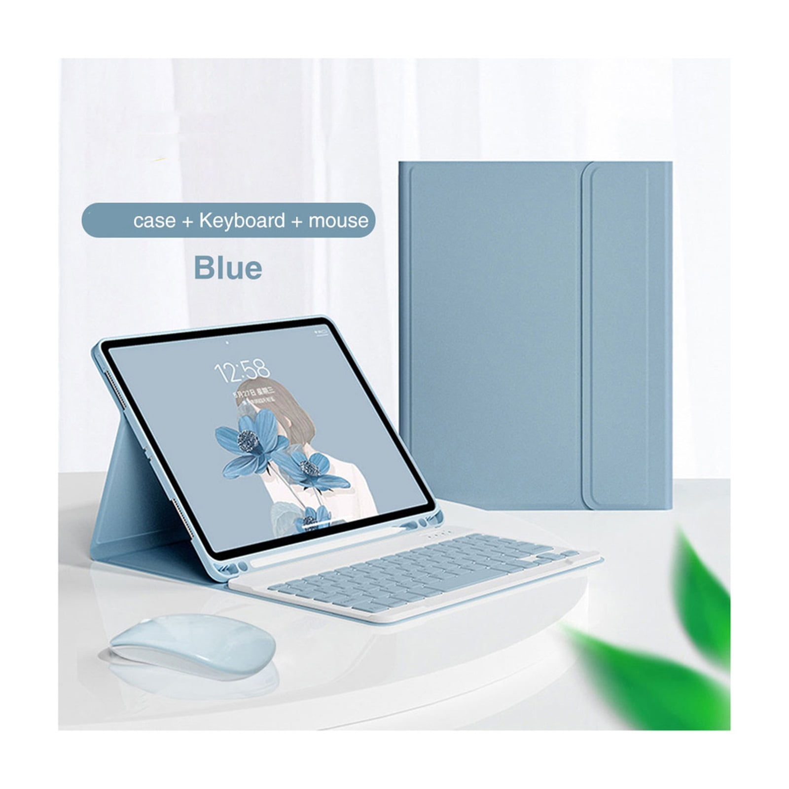 XZAMB Keyboard and Mouse Case compatible with Galaxy Tab S8+ 12.4 Sm ...