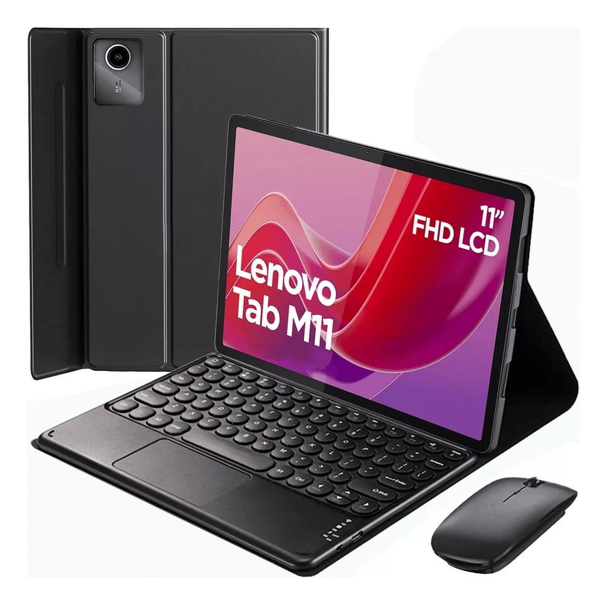 XZAMB Lenovo Tab M11 TB-330FU Keyboard Mouse Pen Case - All-in-One Protective Cover with Storage ...
