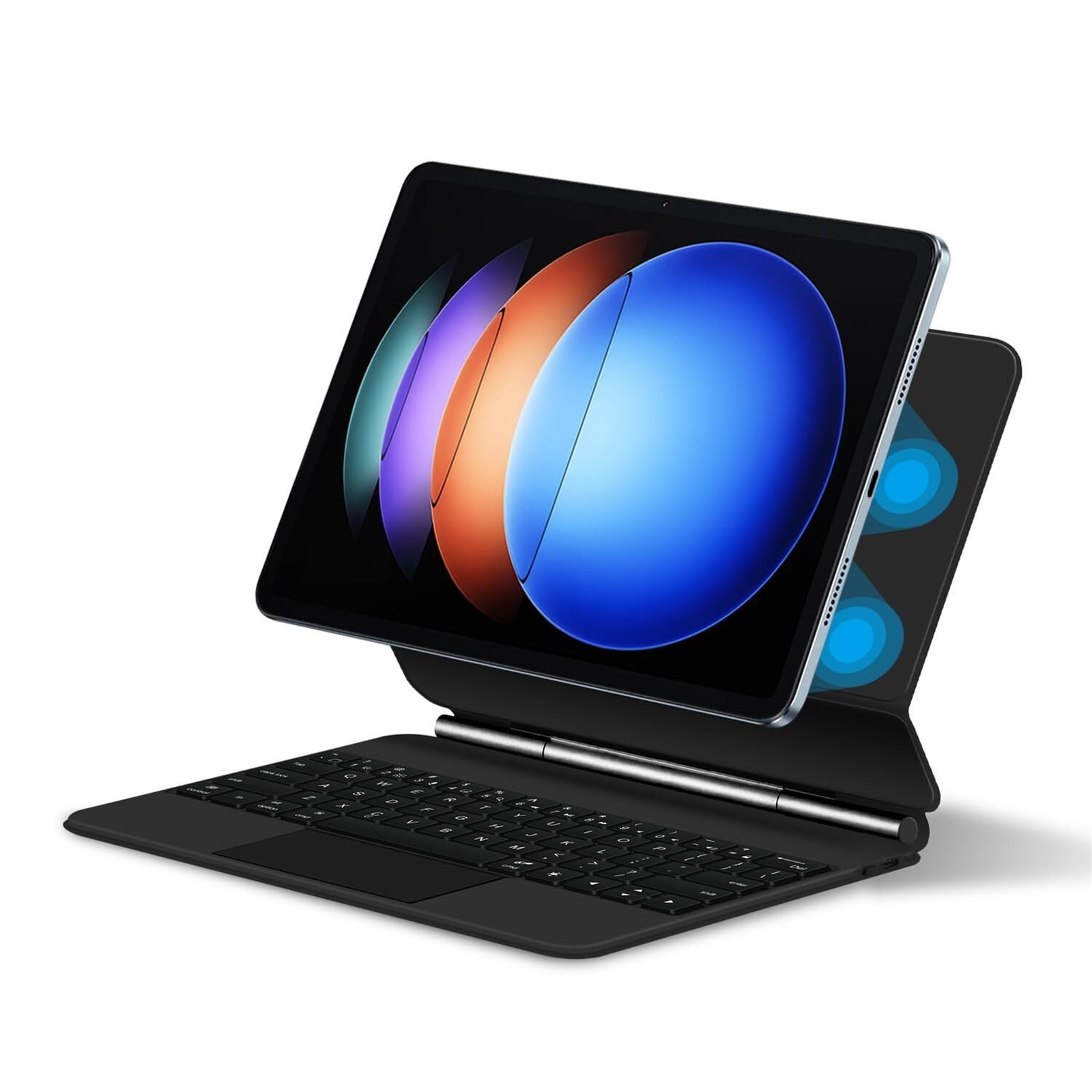 XZAMB Magnetic Keyboard Case for Xiaomi Pad 6S Pro 12.4 inch Keyboard ...
