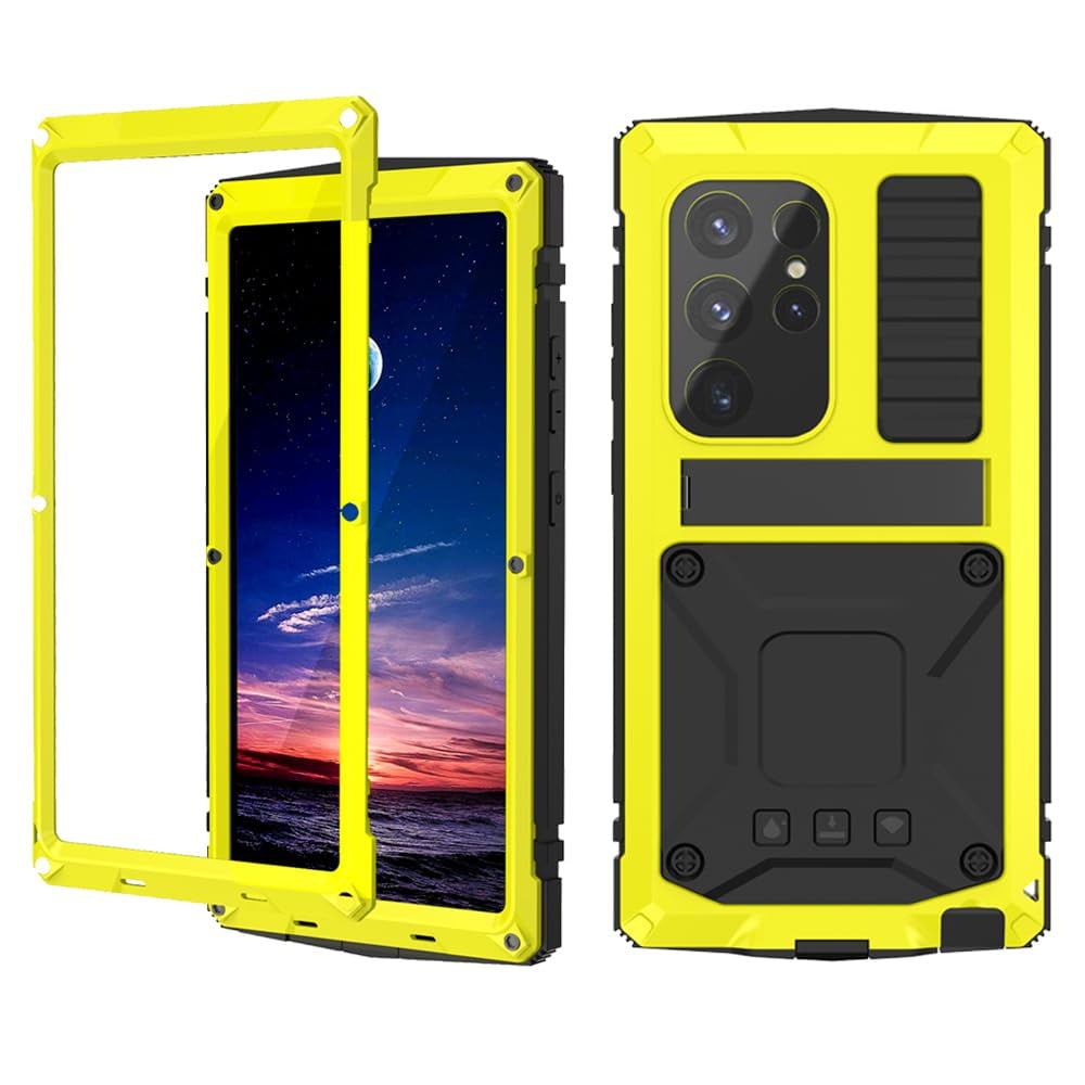 XZAMB Metal Case for Samsung S24 Ultra Aluminum Military Grade Armor ...