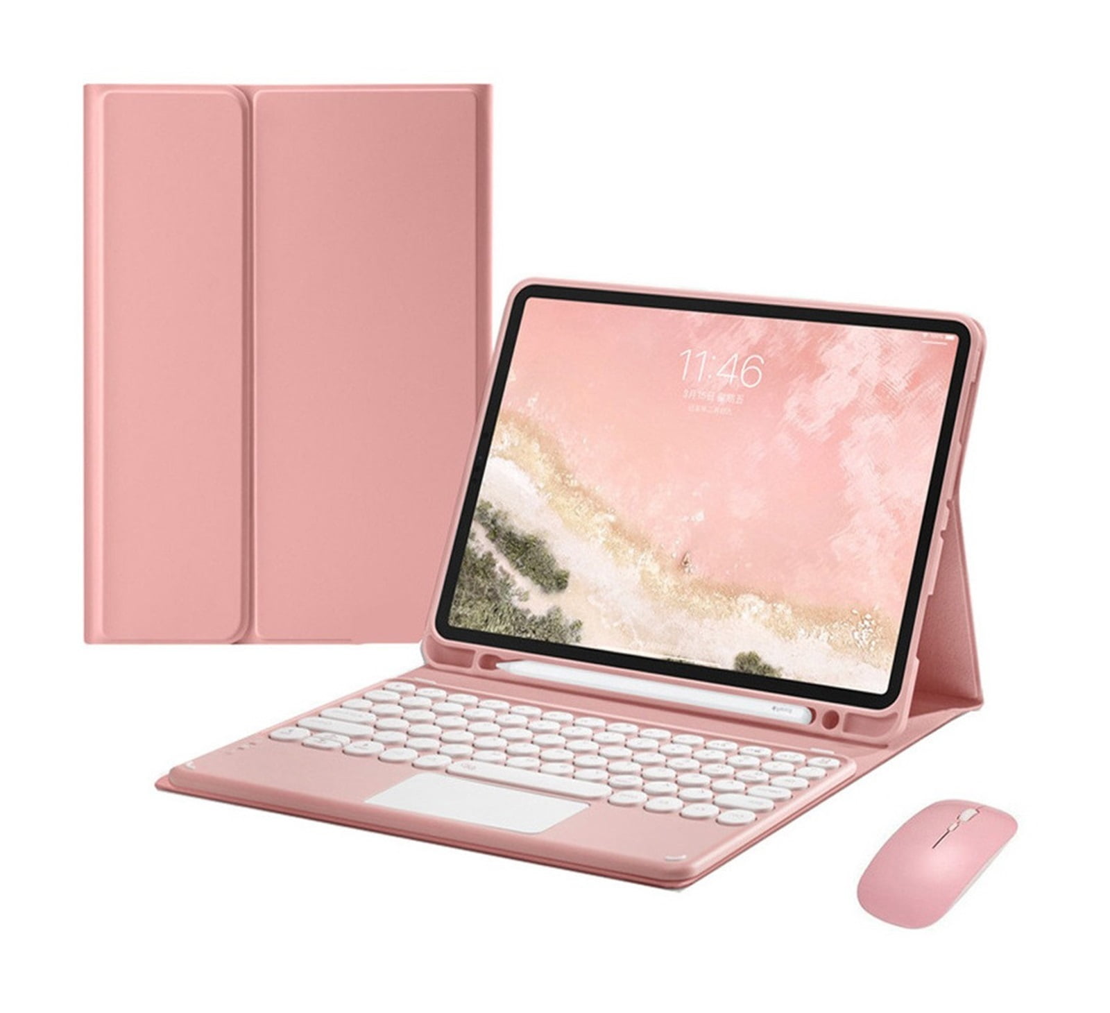 XZAMB Premium Case with Touch Keyboard and Mouse compatible with iPad ...