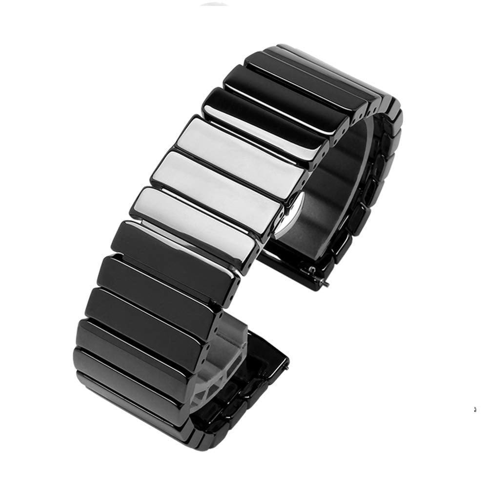 XZAMB Quick Release Ceramic Watch Band 20mm 22mm Watch Strap Butterfly ...