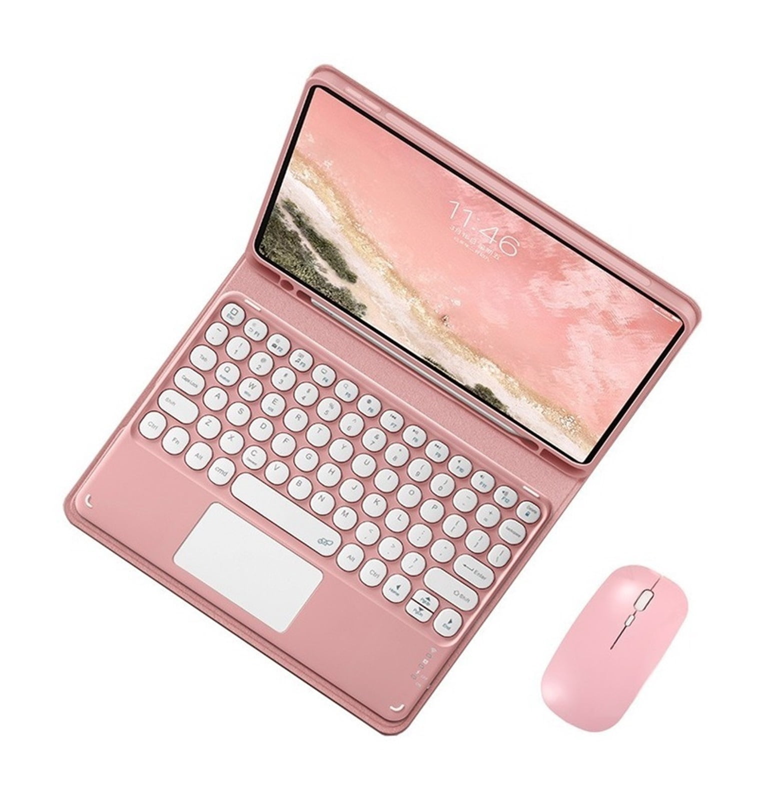 XZAMB Retro Touch Keyboard and Mouse Case compatible with iPad Pro 11 ...