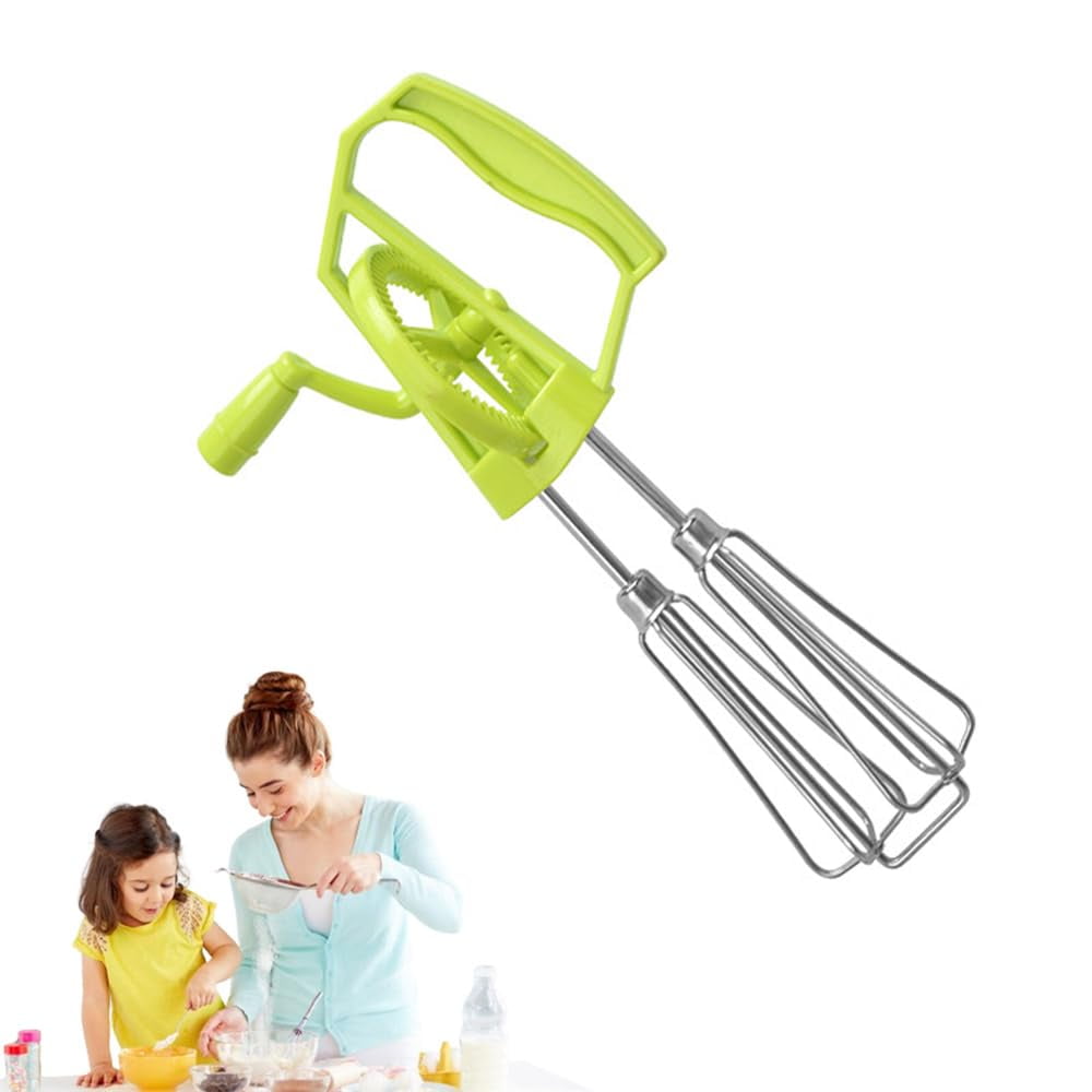 XZAMB Stainless Steel Rotary Hand Whip Whisk,Hand Crank Egg Beater ...