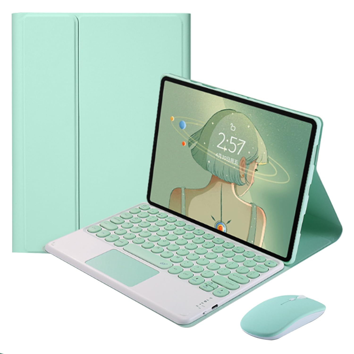 STYU Touchpad Keyboard Case with Mouse Compatible with Xiaomi Redmi Pad ...