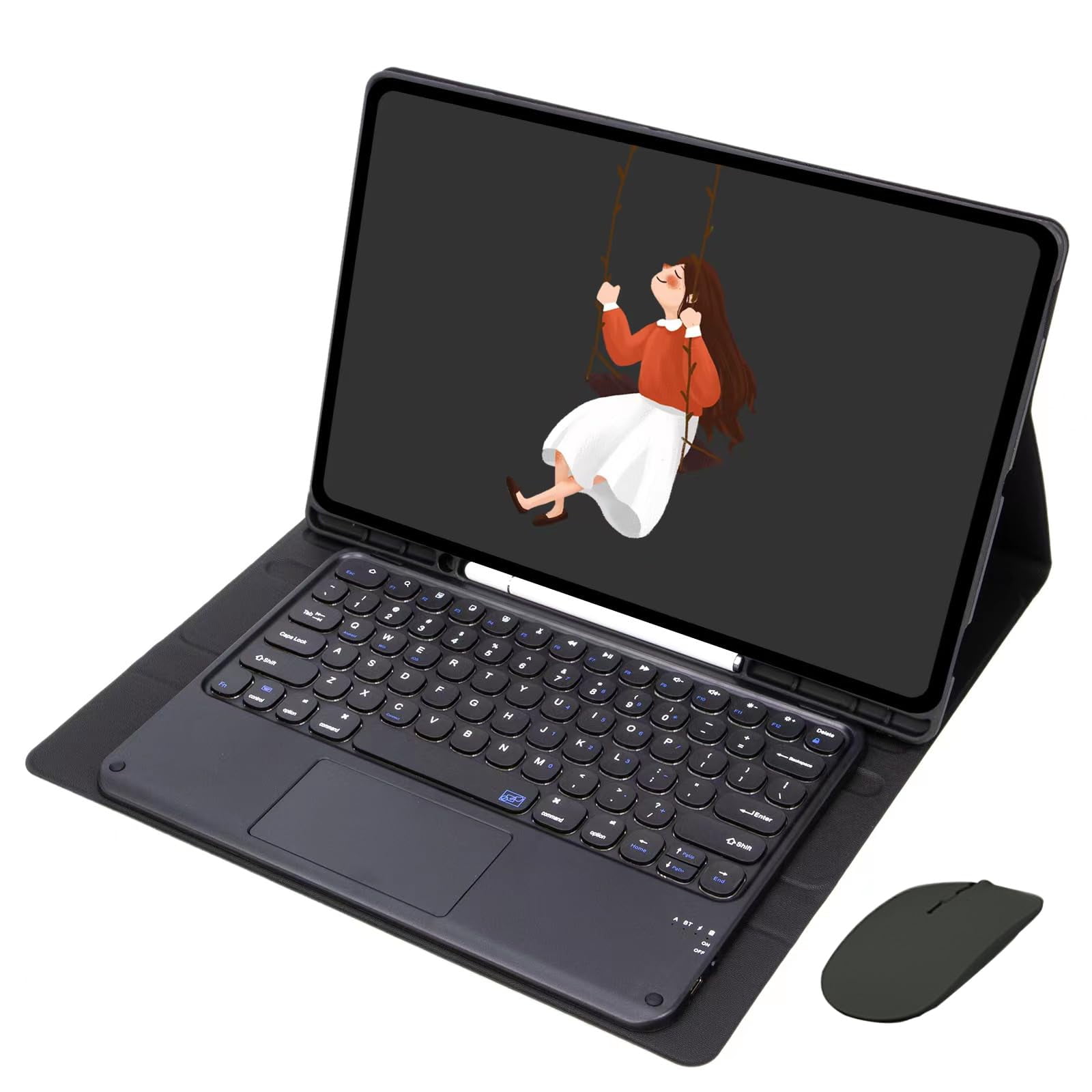 XZAMB Touchpad Keyboard Case with Mouse Galaxy Tab S9 Ultra 2023 14.6 ...