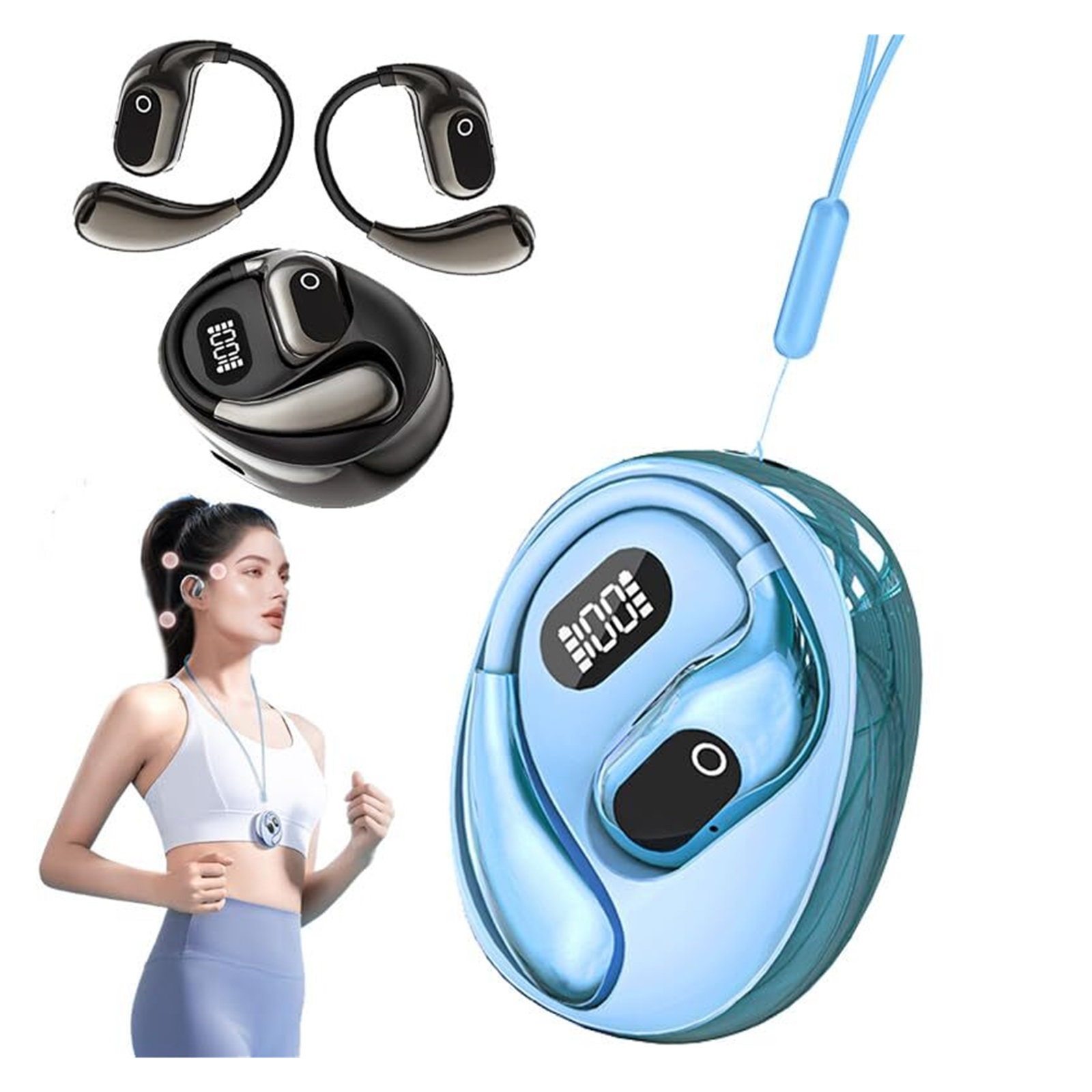 XZAMB Translator, earbuds, translation earbuds, AI translation open ...