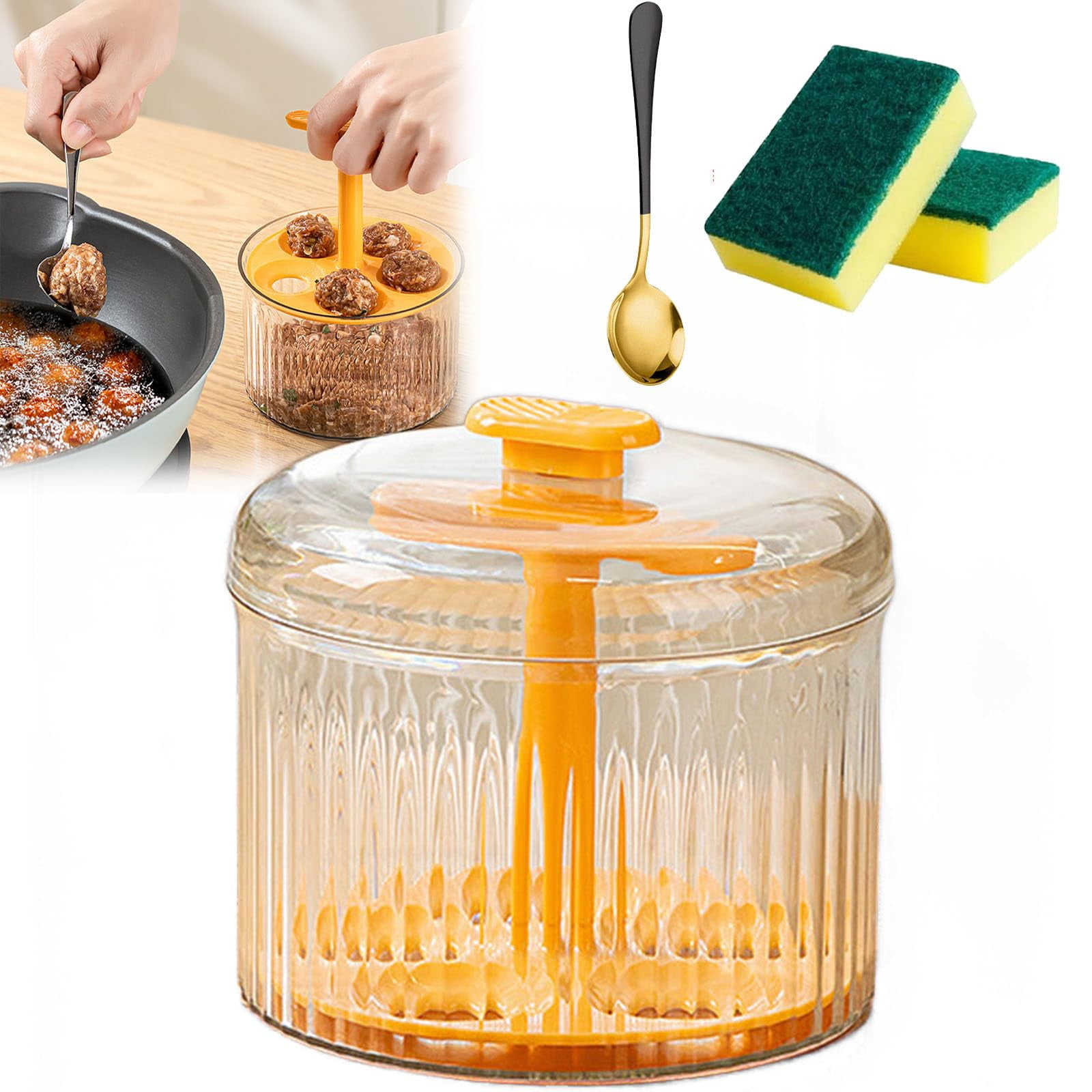 XZAMB Translucent Meatball Maker, 2025 New Kitchen Extruded Meatball ... XZAMB Translucent Meatball Maker, 2025 New Kitchen Extruded Meatball ...