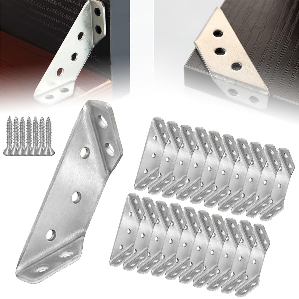 XZAMB Universal Furniture Corner Connector - Stainless Steel ...