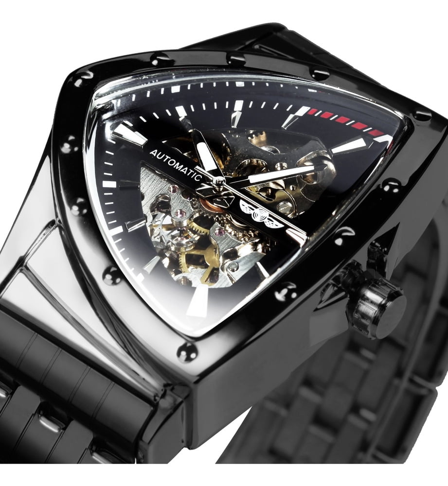 XZAMB Winner Skeleton Automatic Watch for Men - Stylish Mechanical ...