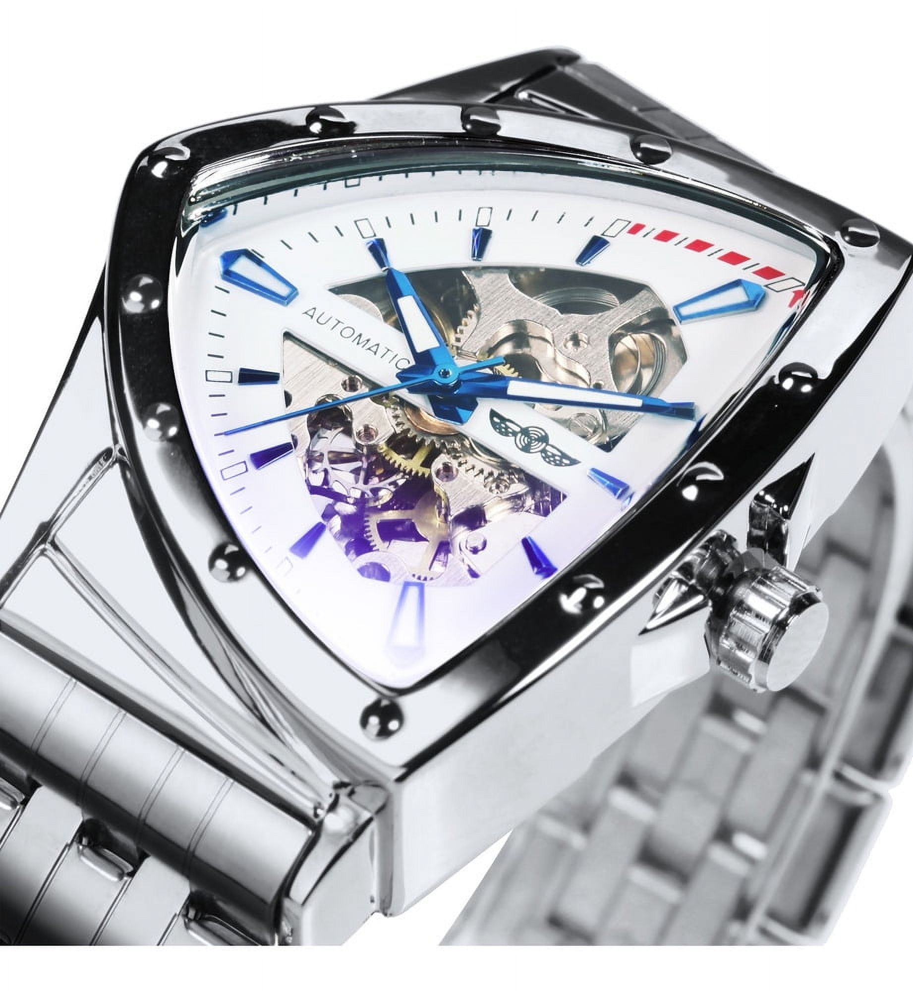 XZAMB Winner Skeleton Automatic Watch for Men - Stylish Mechanical ...