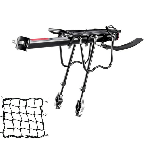 XZKING Adjustable Bike Cargo Rack, 110 lbs Capacity Bike Rear Rack with ...