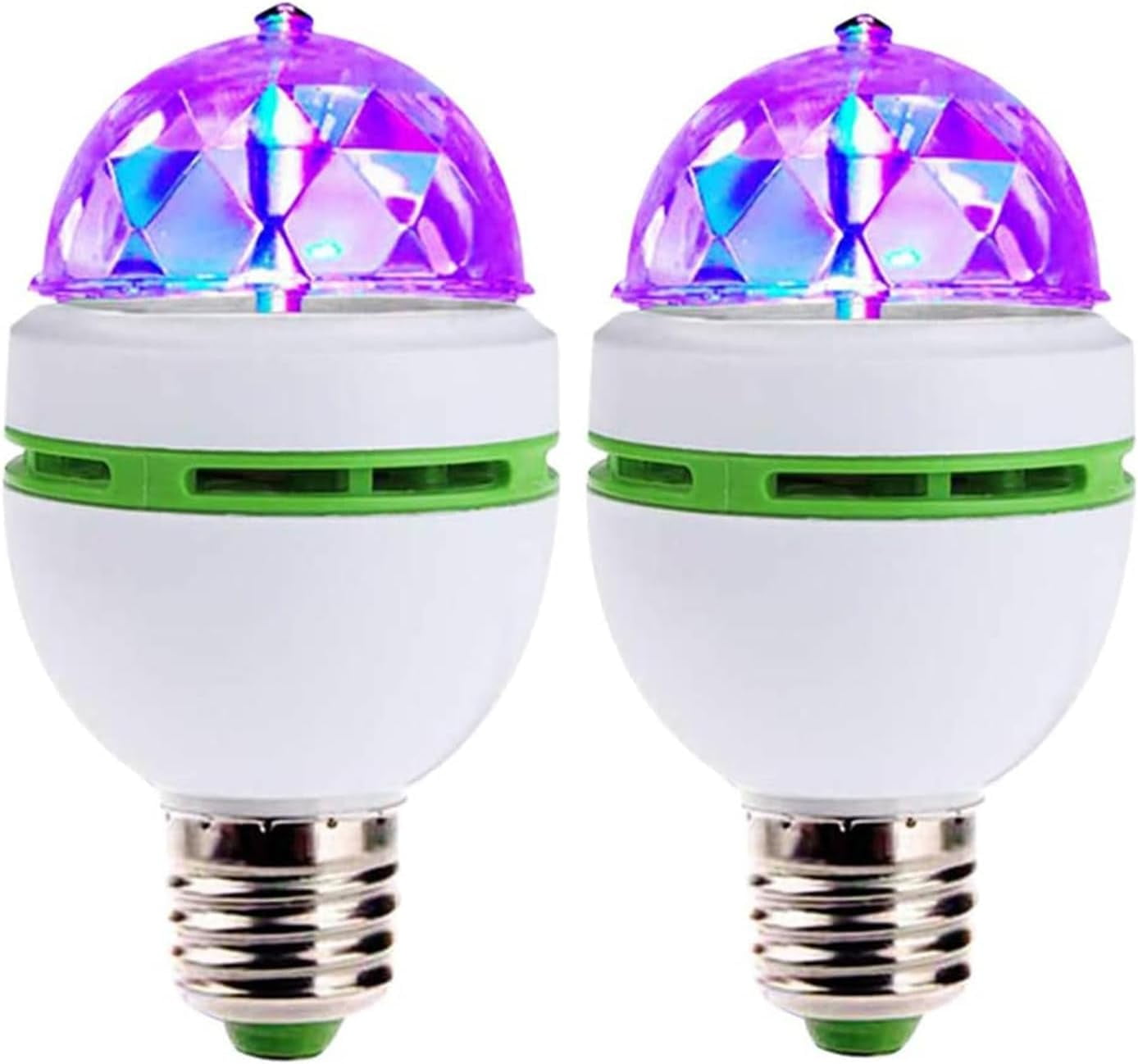 XZKING LED Ball Bulb Lamp Crystal Rotating Stage Bulb Voice Auto ...