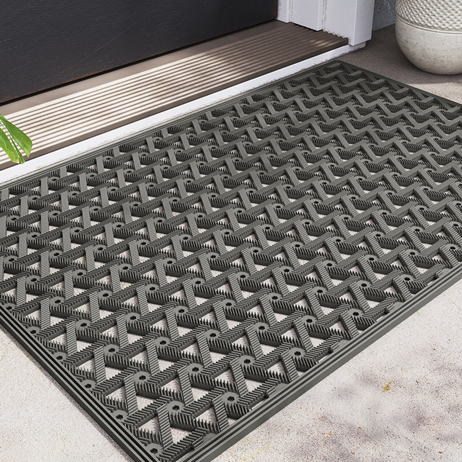 XZKING Outdoor Welcome Mat for Front Back Door Patio Waterproof Outside ...