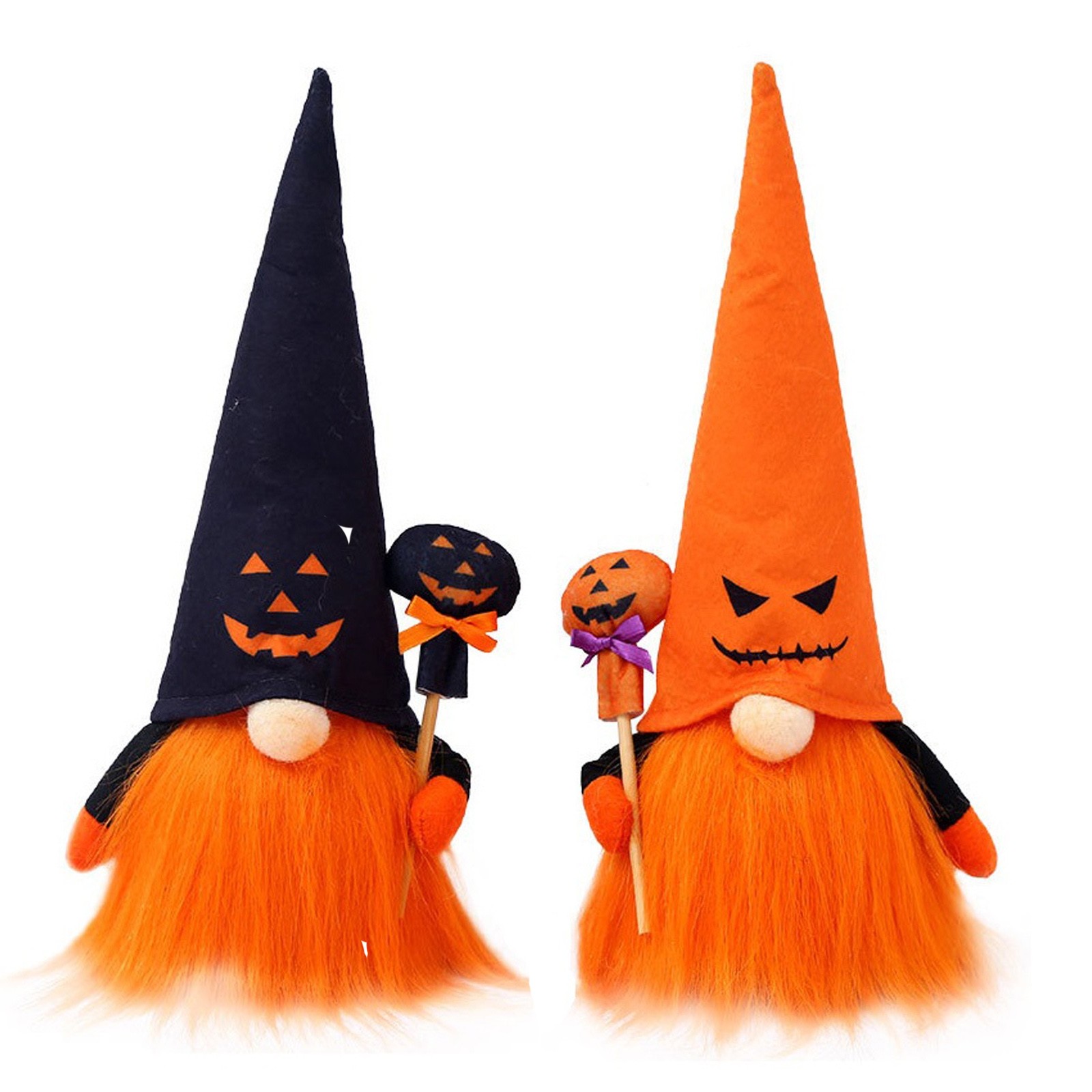 XZNGL Halloween Plush Decor Pumpkin Rudolph Doll Goblin Plush Toy ...