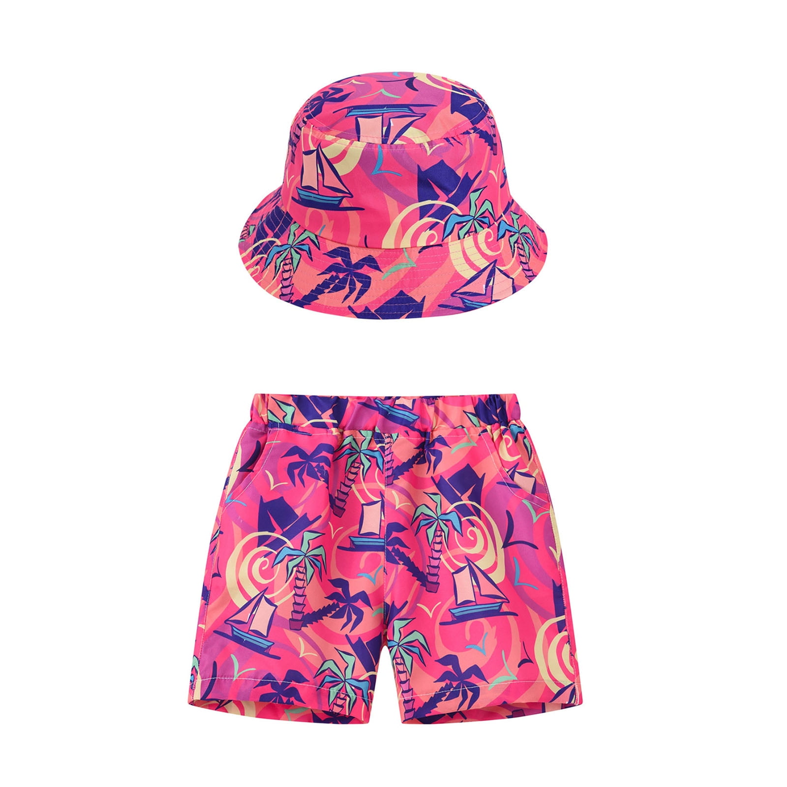 XZNPDUCQ Children Vest Suit Boy Shorts Summer Baby Fashion Cartoon ...