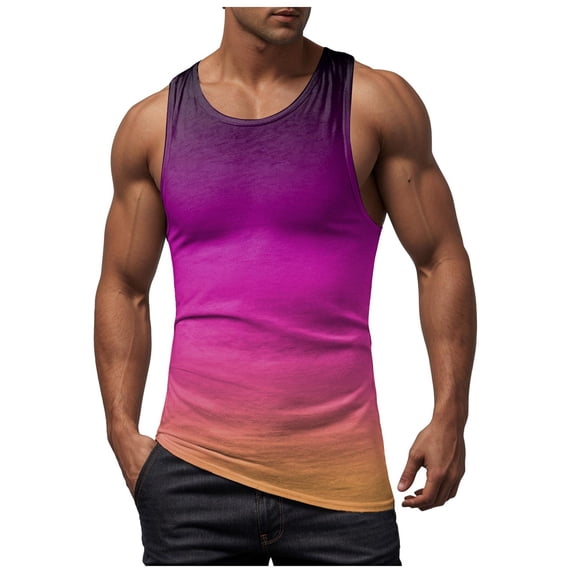 XZNPDUCQ Men's Sleeveless Tank Tops Quick Dry Workout Running Gym ...