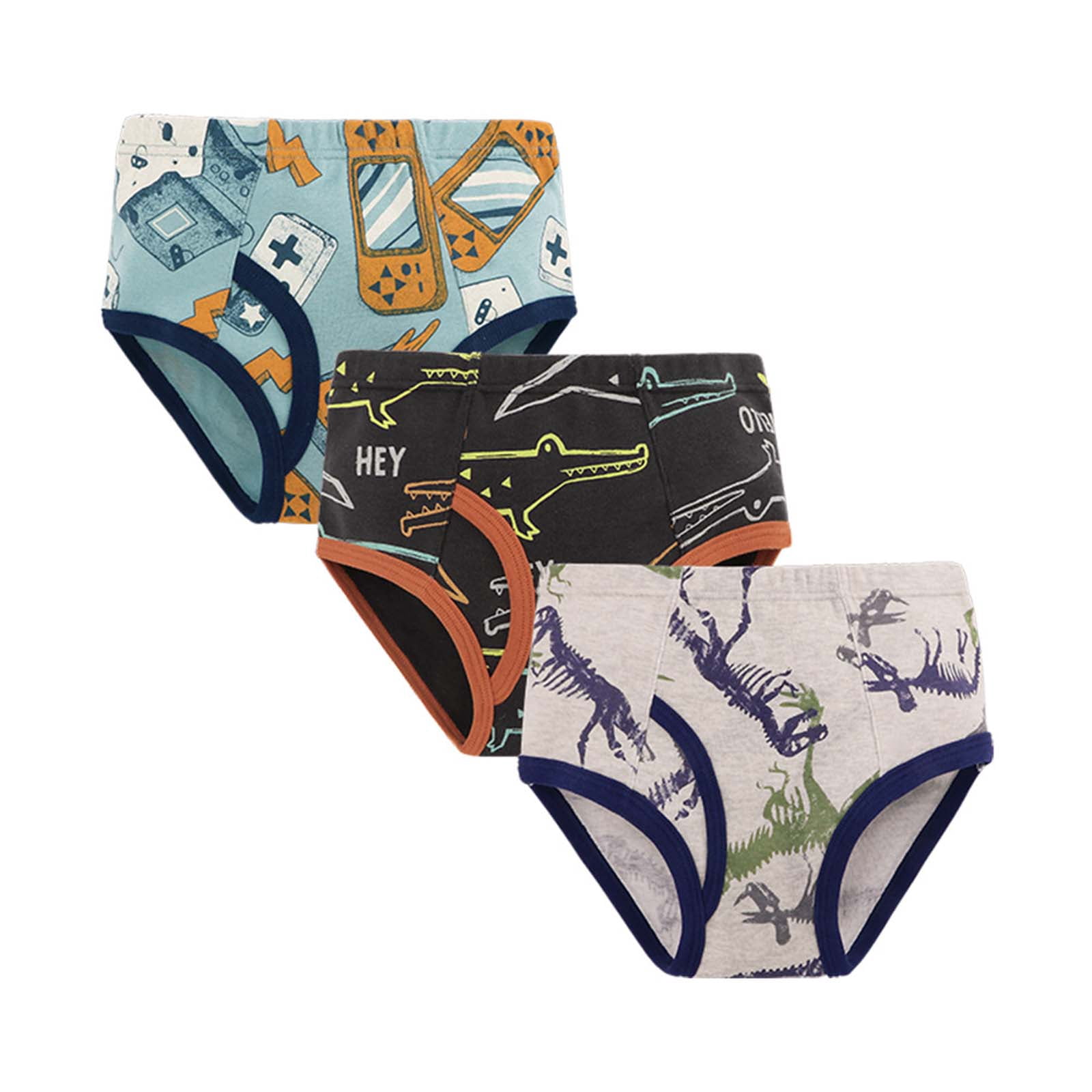 XZNPDUCQ Toddler Boys' Cotton Underwear Cute Cartoon Boxer Briefs ...