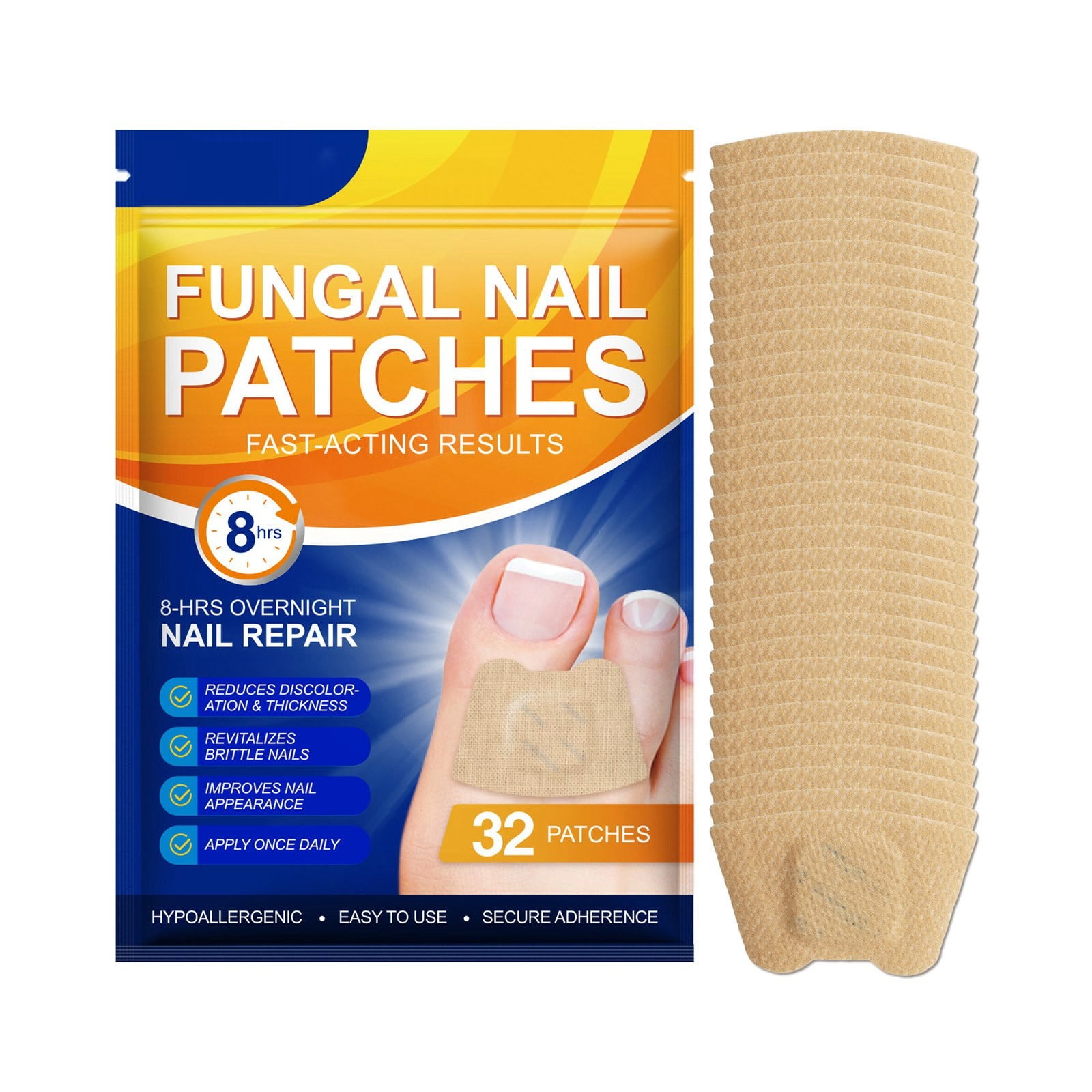 XZSMGS Fungal Nail Patches, Nail Treatment Patches, 32 Count Toenail ...