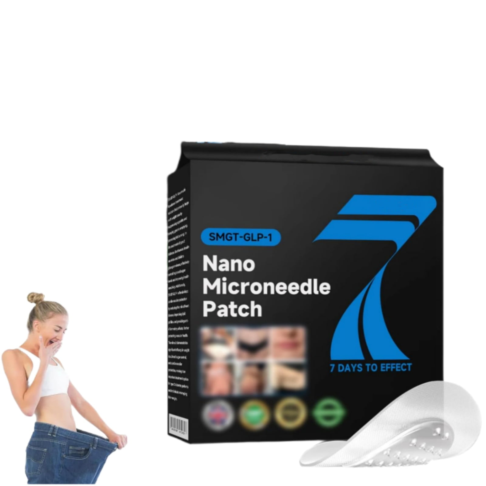 XZSMGS SMGT-GLP-1 Nano Microneedle Patch, Natural Firming Skin and Body ...
