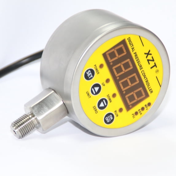XZT 110VAC 3.2" 0~230PSI Digital Pressure Switch Controller with NPT 1/ ...