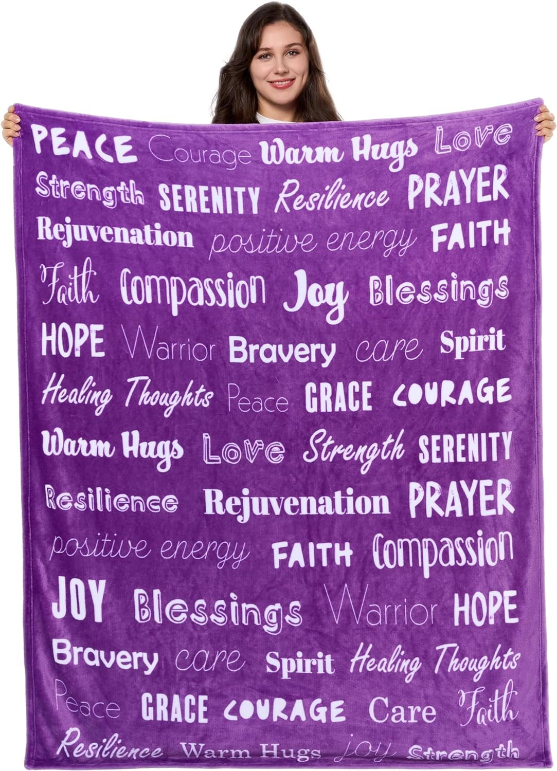 XZYG Sympathy Warm Hug Blanket Compassion Throw Blanket Gift with ...